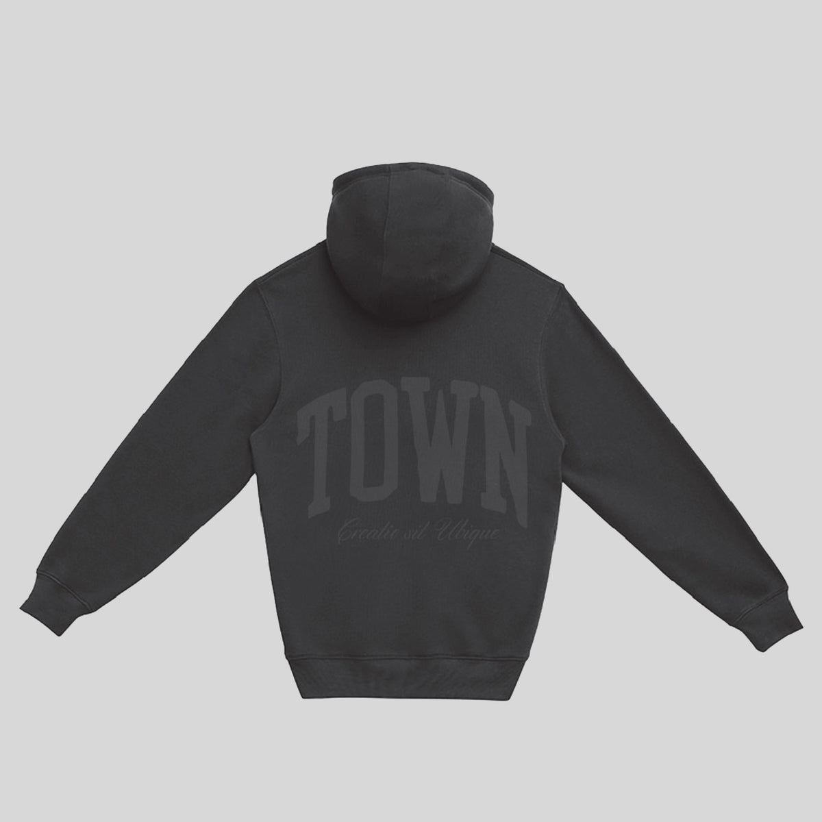 Black L&F ‘TOWN’ Zip-Up Hoodie – TOWN Apparel